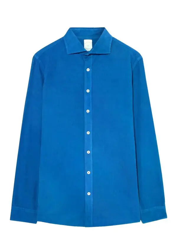 Brooks Brothers Spread-collar Cotton Shirt - Blue