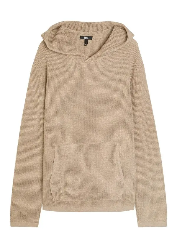 Paige Ojai Hooded Wool-blend Jumper - Beige