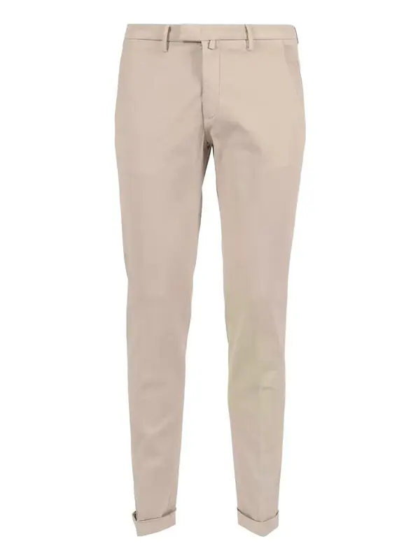 BRIGLIA 1949 Cuffed Trousers - Neutrals