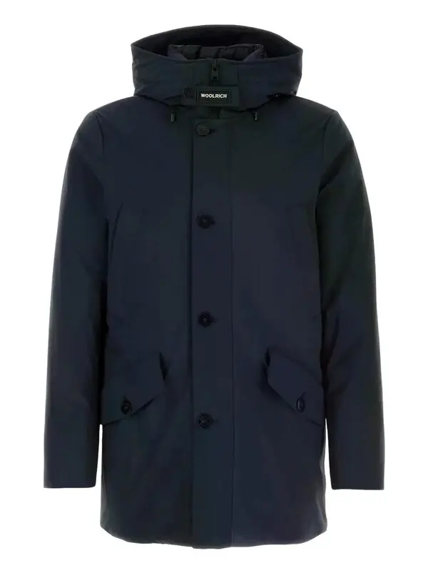 Woolrich Hooded Down Jacket - Blue