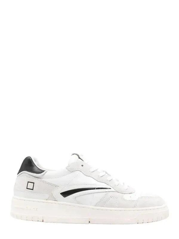 D.a.t.e. Suede And Leather Sneakers - White
