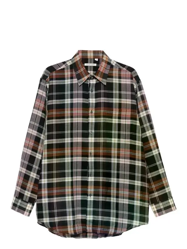 CARTER YOUNG Hugo Plaid Shirt - Black