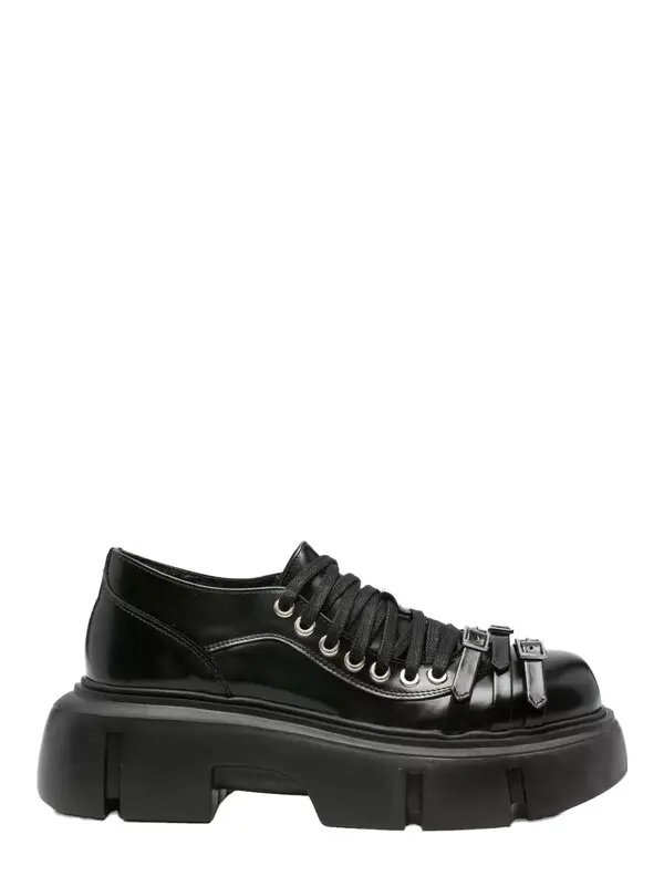 Simone Rocha Buckle-strap Platform Boots - Black