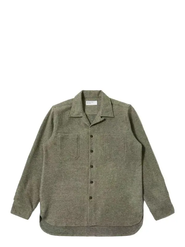 Universal Works Patch-pocket Button-cuff Shirt - Green