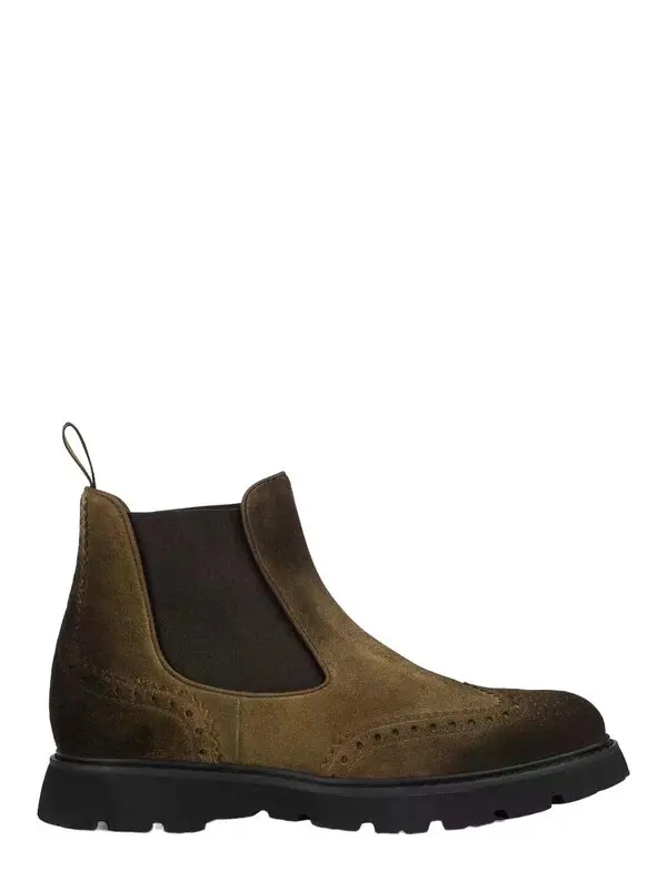DOUCAL'S Suede Chelsea Boots - Brown