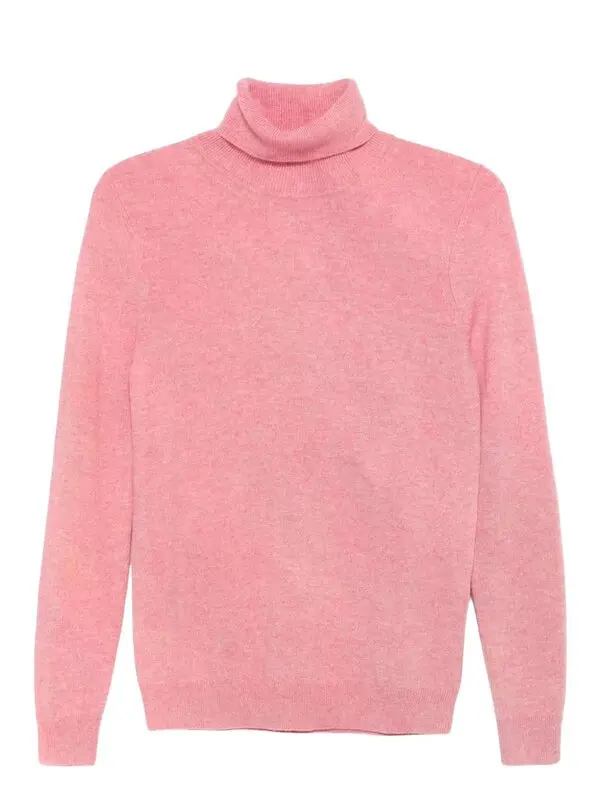 Eric Bompard Roll-neck Cashmere Sweater - Pink