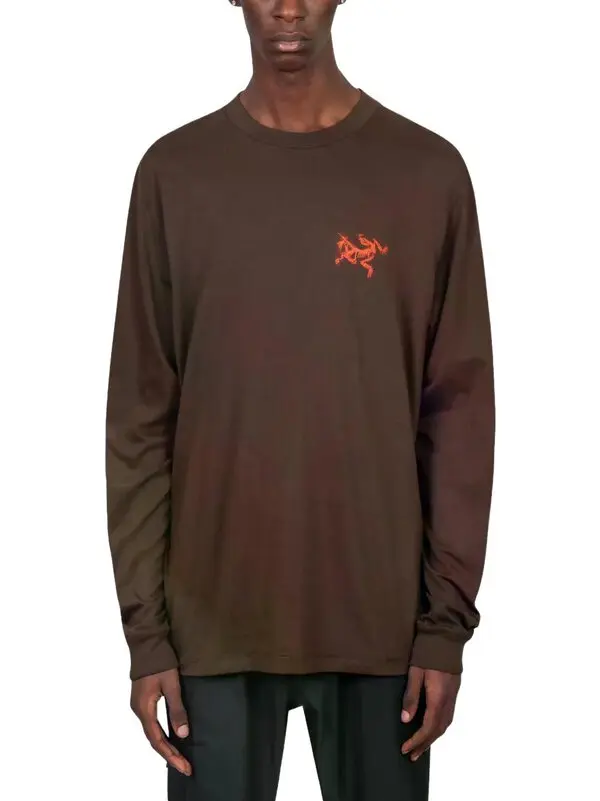 Arc'teryx Kragg Bird Tile Cotton T-shirt - Brown