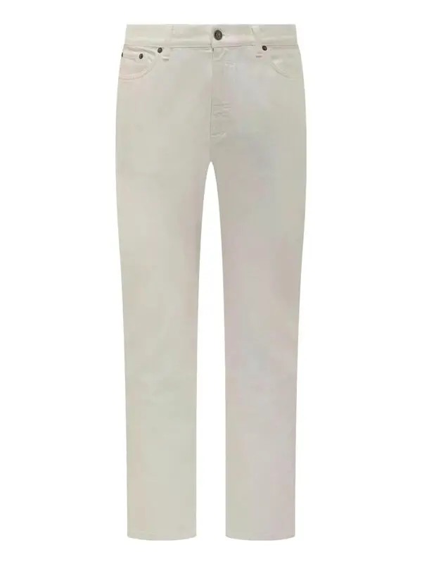 Zegna Cotton Trousers - White