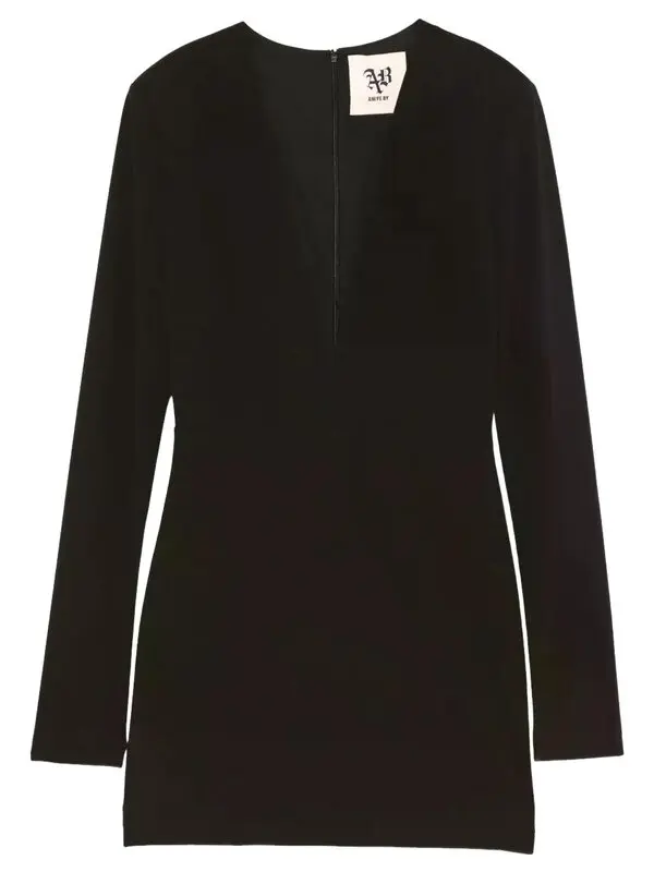 ANIYE BY V-neck Mini Dress - Black
