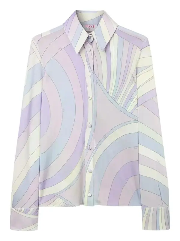 Emilio Pucci Iride-print Shirt - Purple
