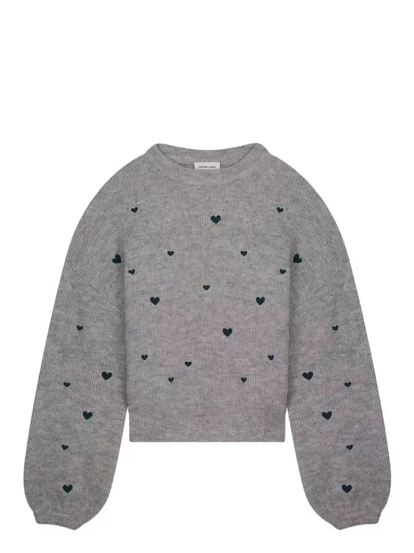 FABIENNE CHAPOT Crew-neck Long-sleeve Sweater - Grey