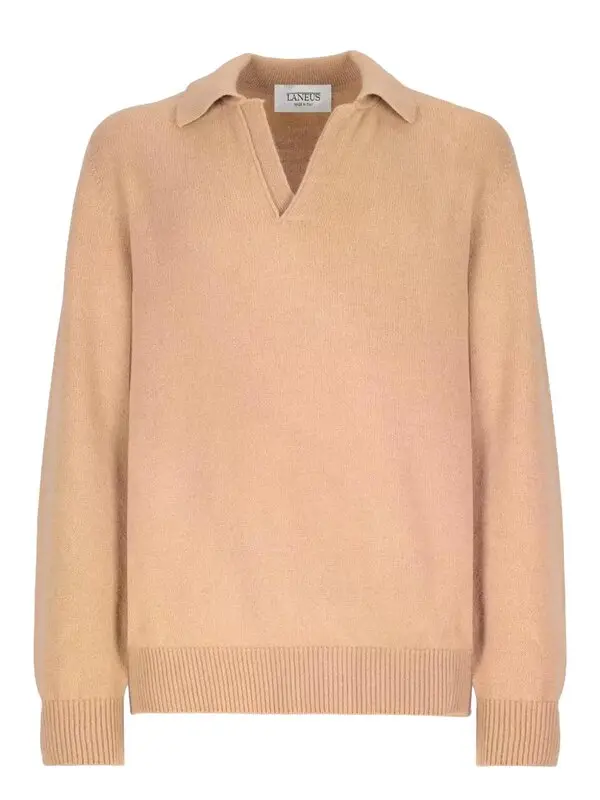 LANEUS V-neck Pullover - Neutrals