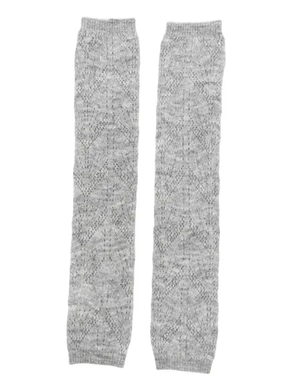 P.a.r.o.s.h Cable-knit Leg Warmers - Grey