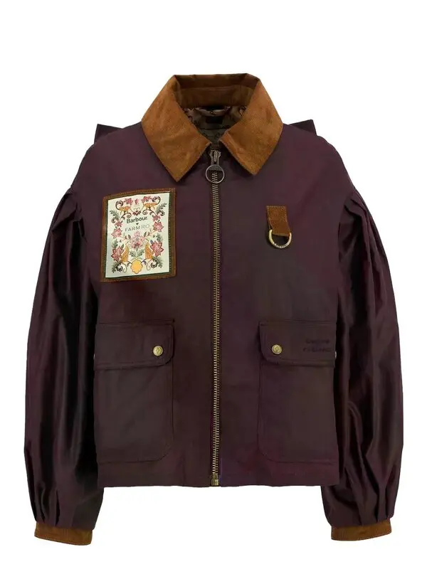Barbour X Farm Rio Thais Jacket - Red