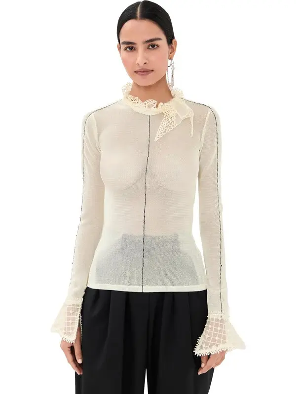 Isabel Marant Sarah Knit Top - Ecru
