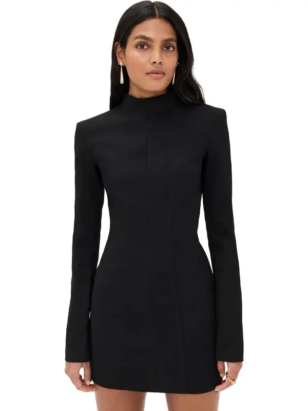 ROTATE BY BIRGER CHRISTENSEN Suiting Mini Dress - Black