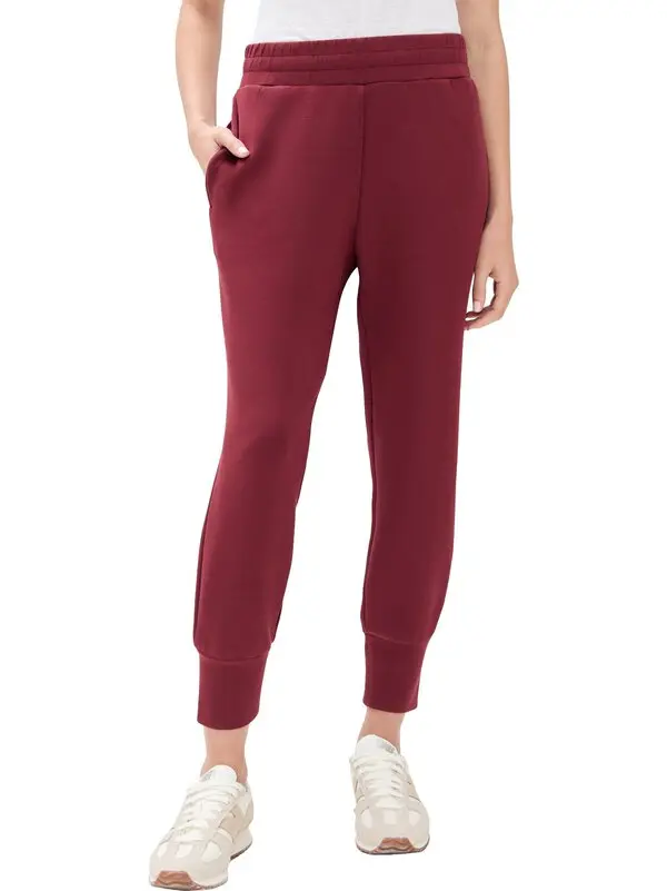 Varley Slim Cuff Track Pants - New Maroon