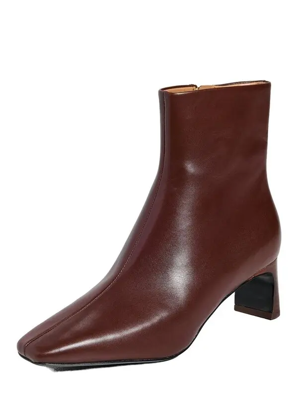 Rag & Bone Avery Zip Up Boots - Mocha