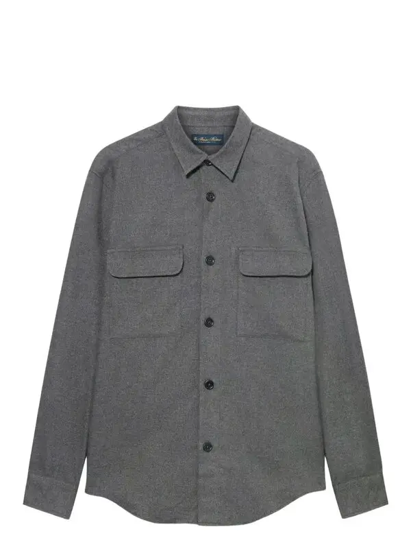 Brooks Brothers Flap-pockets Button-fastening Shirt - Grey