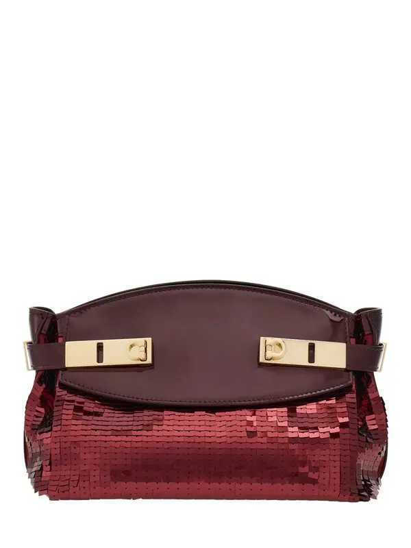FERRAGAMO Hug Soft Crossbody Bag - Red