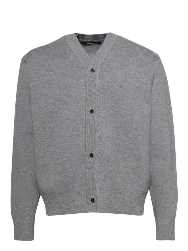 Jacquemus The Doppio Cardigan - Grey
