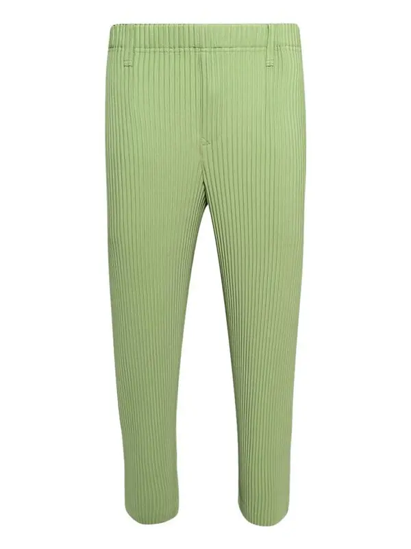 Issey Miyake Tailored Pleat Pants - Green