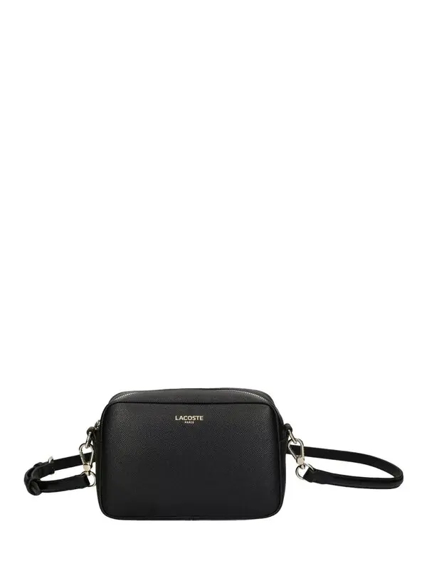 Lacoste Champs-élysées Leather Crossbody - Black