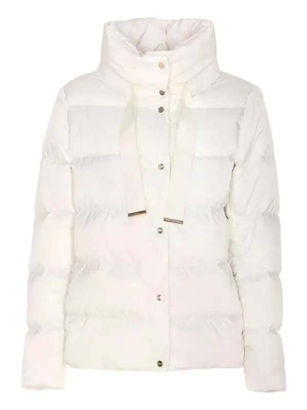 Herno High-neck Quilted Jacket - White