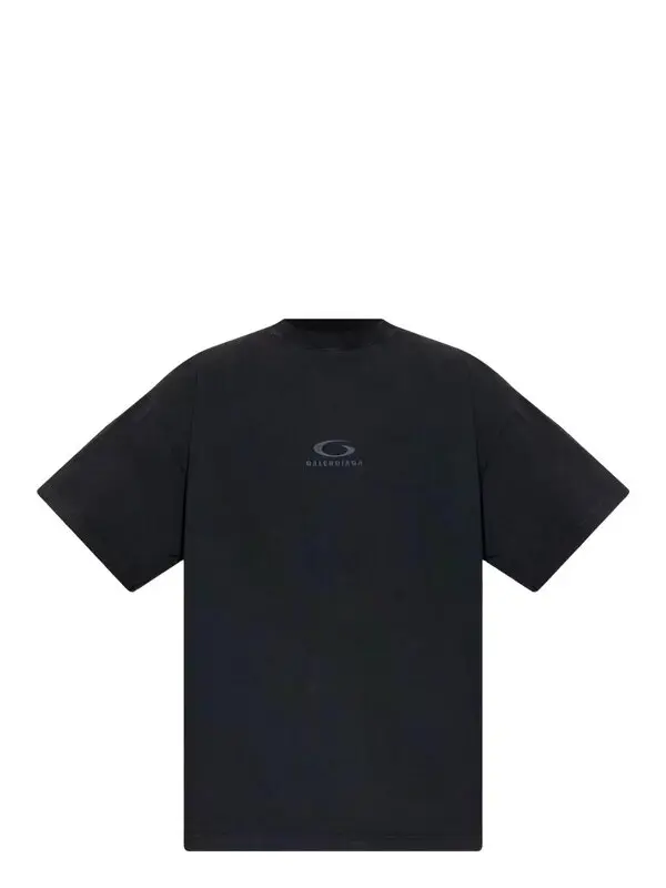 Balenciaga Logo-print T-shirt - Black