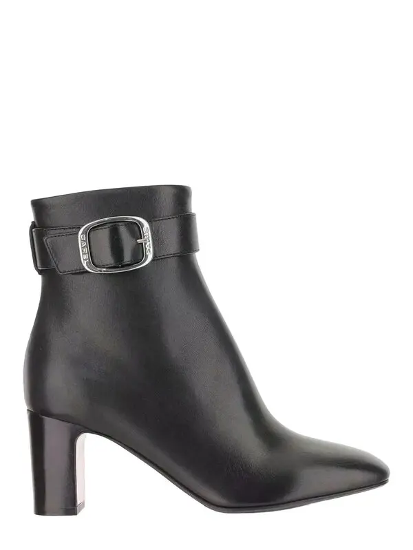 CAREL 60mm Thelma Leather Ankle Boots - Black