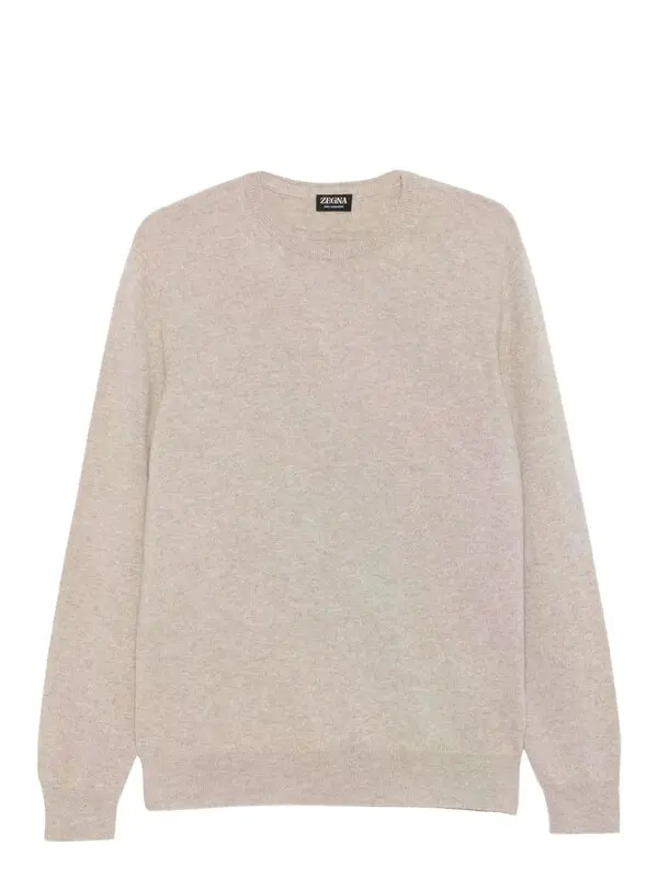 Zegna Crew-neck Sweater - Neutrals