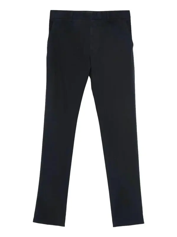 Zegna Straight Leg Pocketed Pants - Black