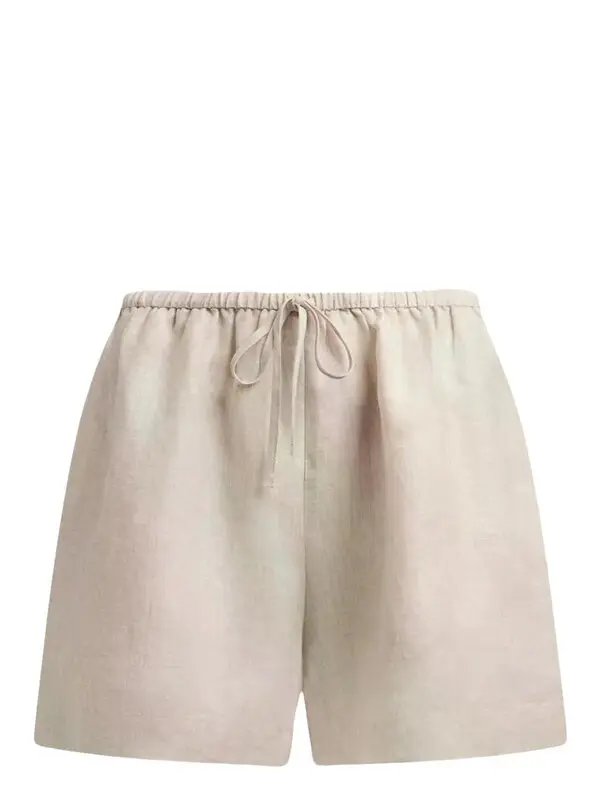 12 STOREEZ Drawstring Knee-length Shorts - Neutrals