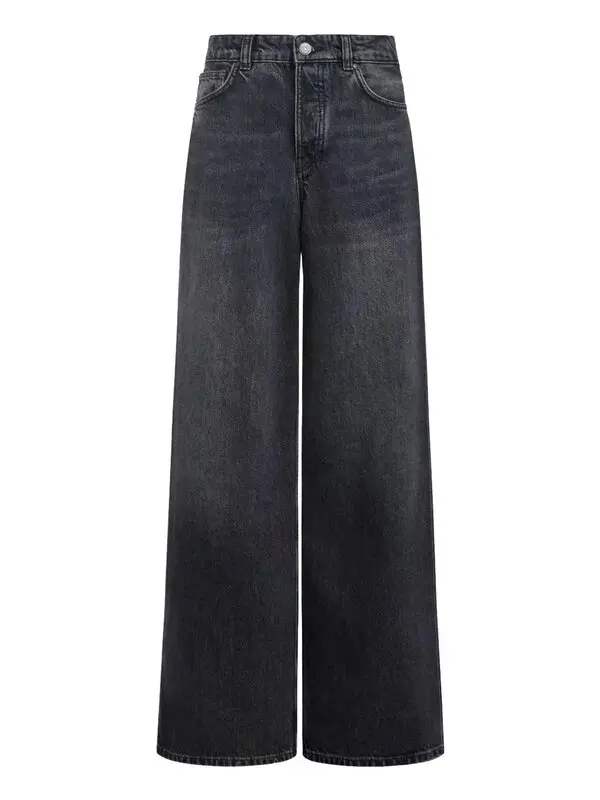 12 STOREEZ Candiani 431 Wide Leg Jeans - Grey