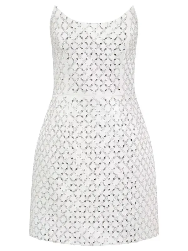 Rebecca Vallance Alix Mini Dress - White