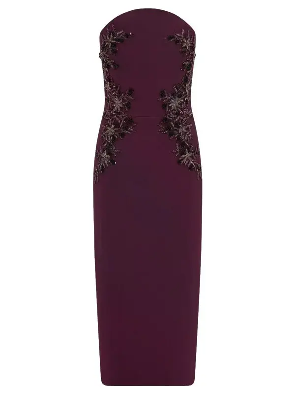 Rebecca Vallance Beatrice Midi Dress - Purple