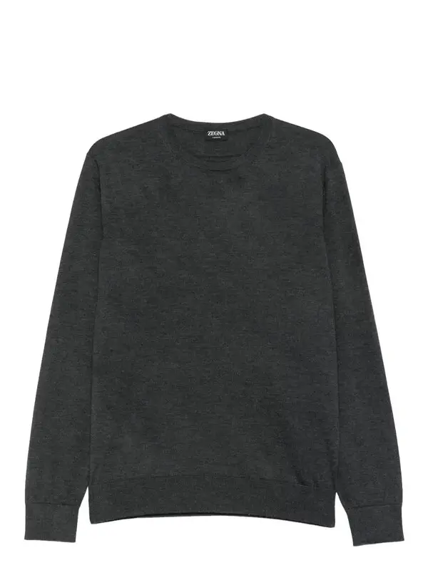 Zegna Crew-neck Sweater - Grey