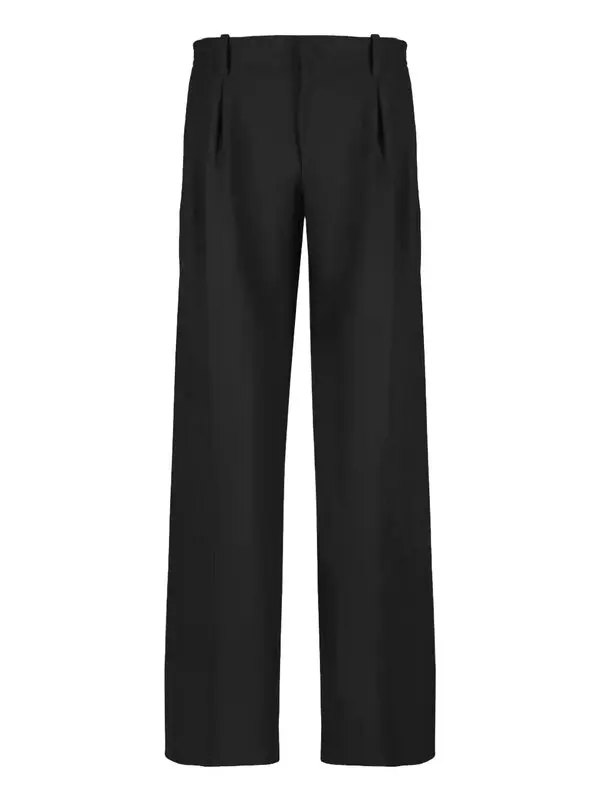 LANEUS Pleated Trousers - Black