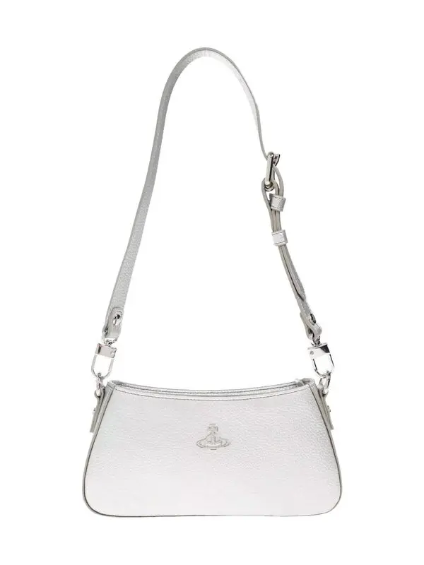 VIVIENNE WESTWOOD Orb-embellished Shoulder Bag - Silver