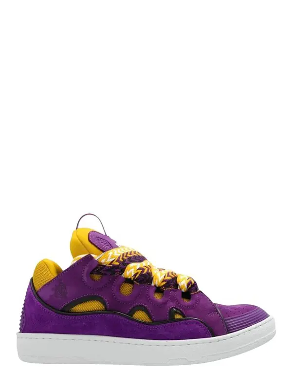 LANVIN Curb Sneakers - Purple/yellow