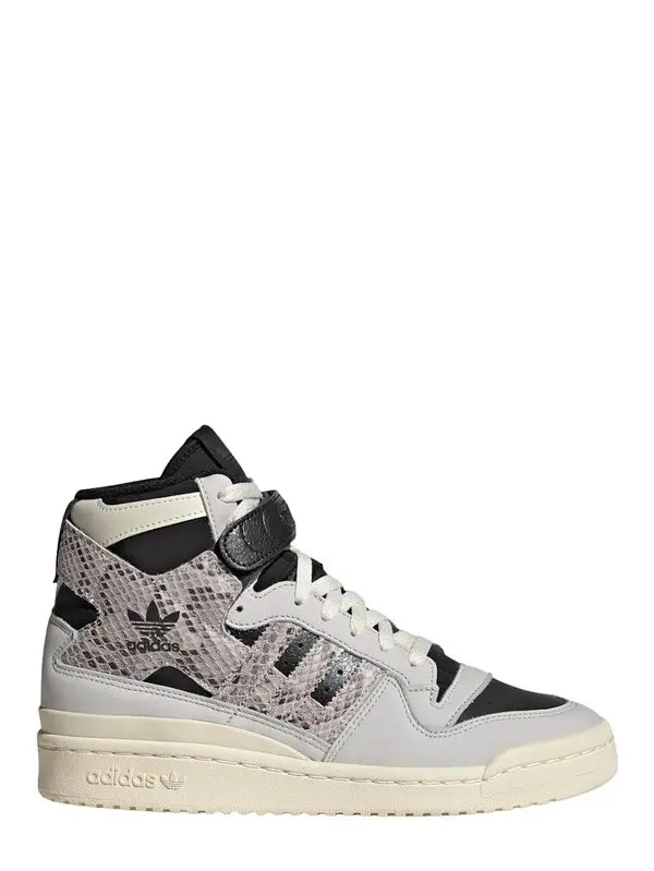 Adidas Forum 84 Hi Grey Python - Grey One/cream White/core Black