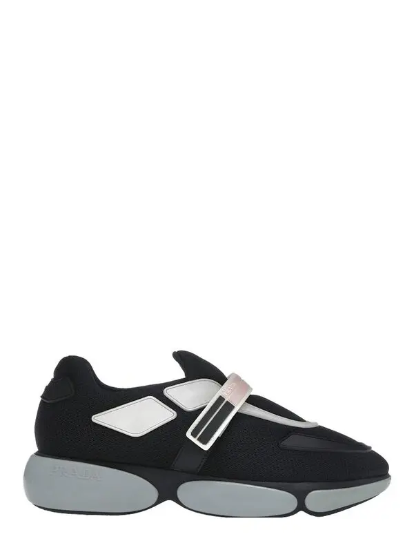 Prada Cloudbust Sneakers - Black/silver