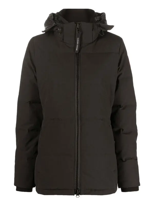Canada Goose Chelsea Padded Parka Coat - Black