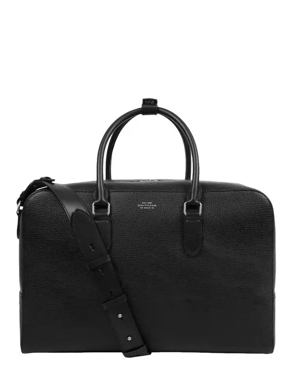 Smythson Ludlow Leather Luggage - Black