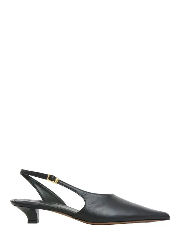 MANSUR GAVRIEL Anna Slingback Pumps - Black