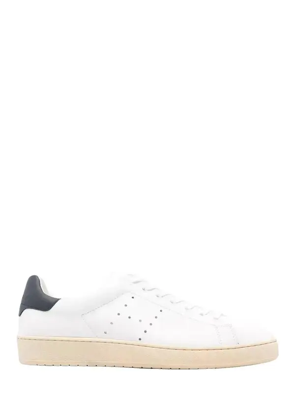 Hogan Perforated Leather Sneakers - White