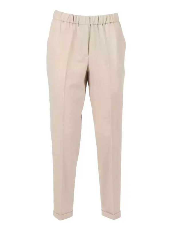 Antonelli Firenze Elasticated-waist Trousers - Neutrals