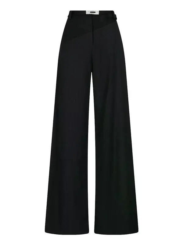David Koma Buckle Tailored Trousers - Black