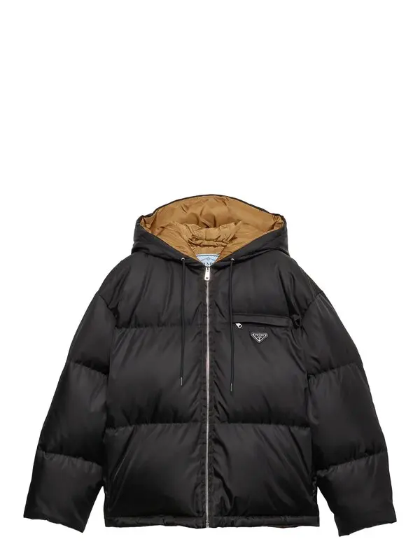Prada Re-nylon Down Jacket - Black