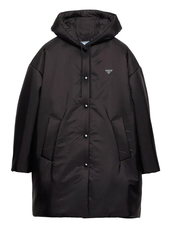 Prada Lightweight Re-nylon Raincoat - Black